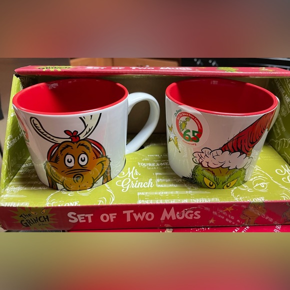 Kitchen | Grinch And Max Coffee Mugs | Poshmark